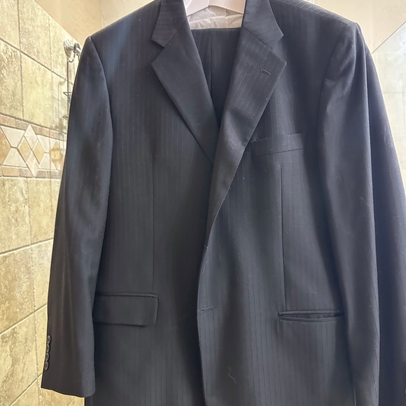 Manzini | Suits & Blazers | Mens Classic Black Suit 46l | Poshmark